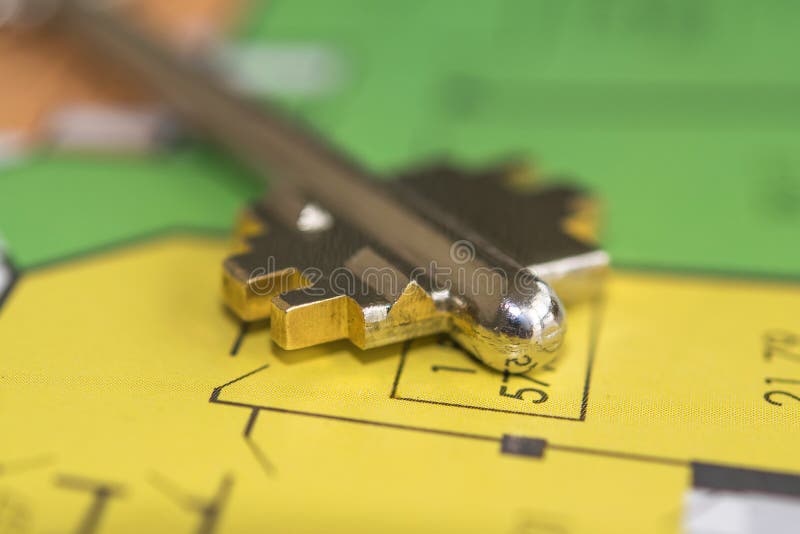 The Keys and the Drawing of a New Residential Building Stock Photo ...