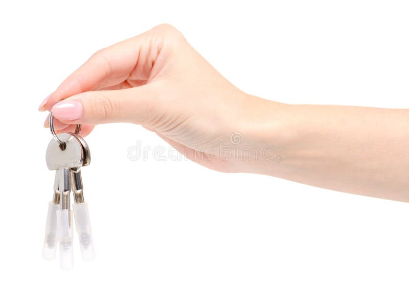 Keys in hand stock photo. Image of lock, accessibility - 126893712
