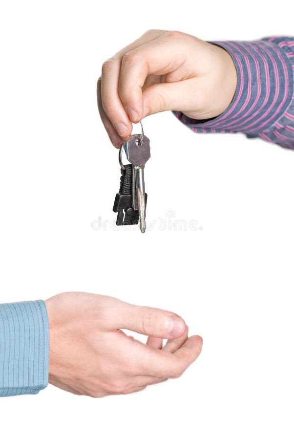 Keys in hands stock image. Image of apartment, auto, lock - 12726335