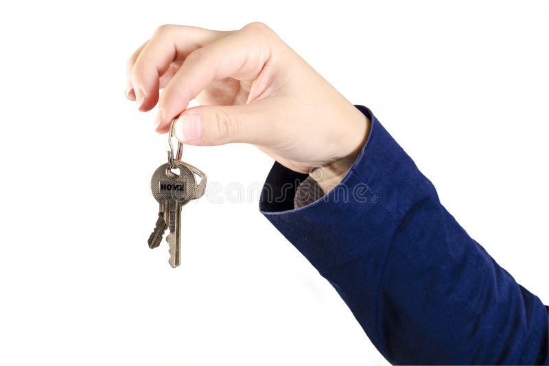 Handing over keys stock photo. Image of home, partnership - 5761270
