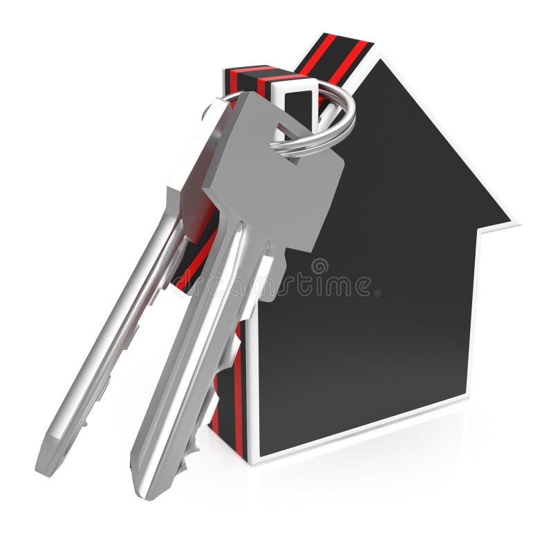 Security Keys Shows Secure Locked and Safe Stock Illustration ...