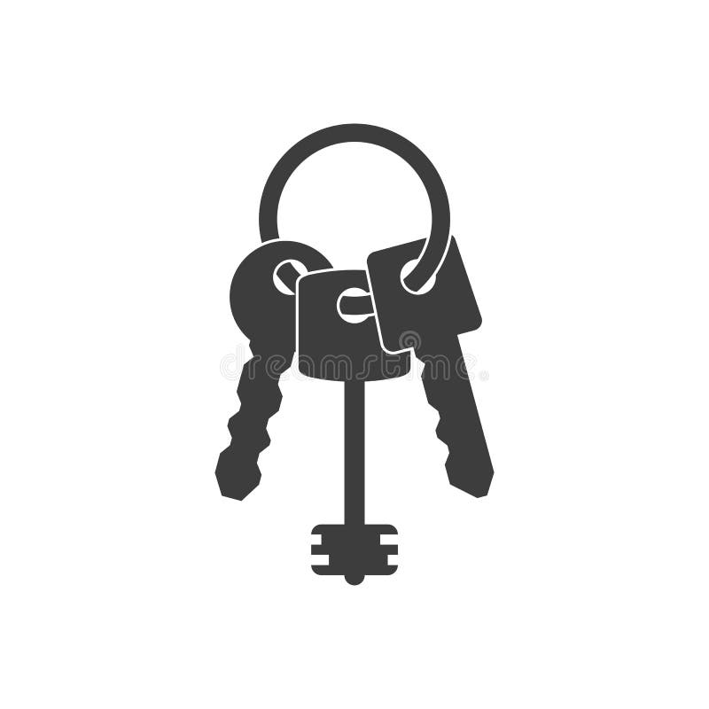 Key Ring Silhouette Stock Illustrations – 742 Key Ring Silhouette Stock ...