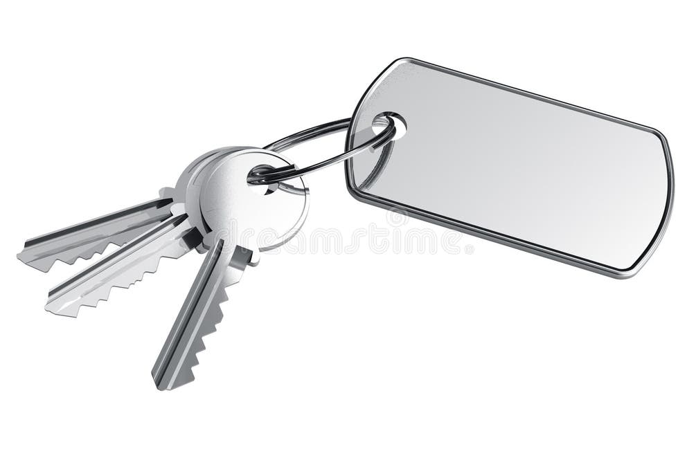 Keys with label stock illustration. Illustration of safety - 12773321