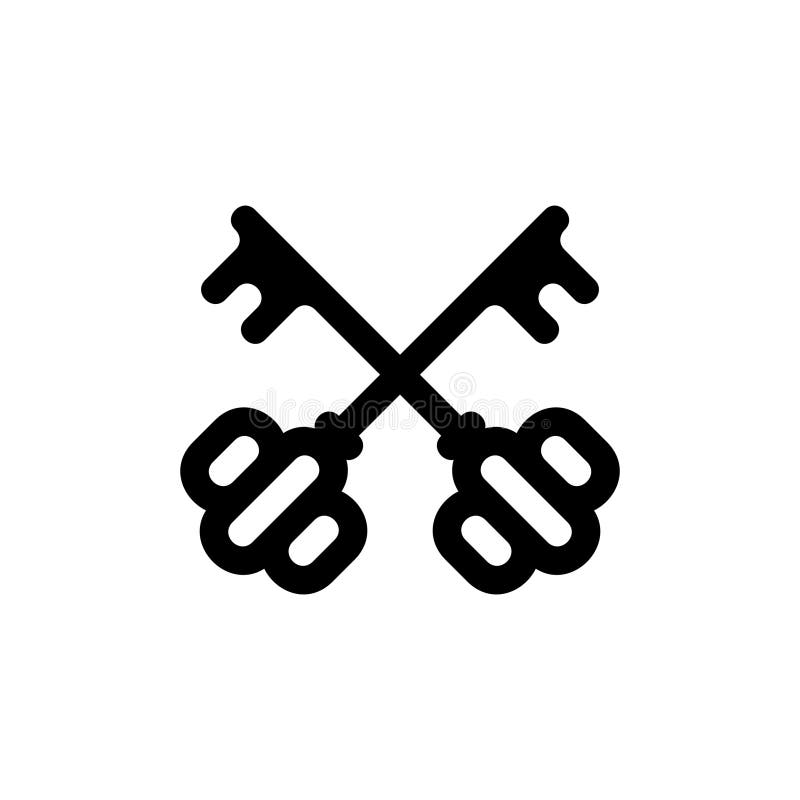 Keys logo stock vector. Illustration of real, style - 191663234