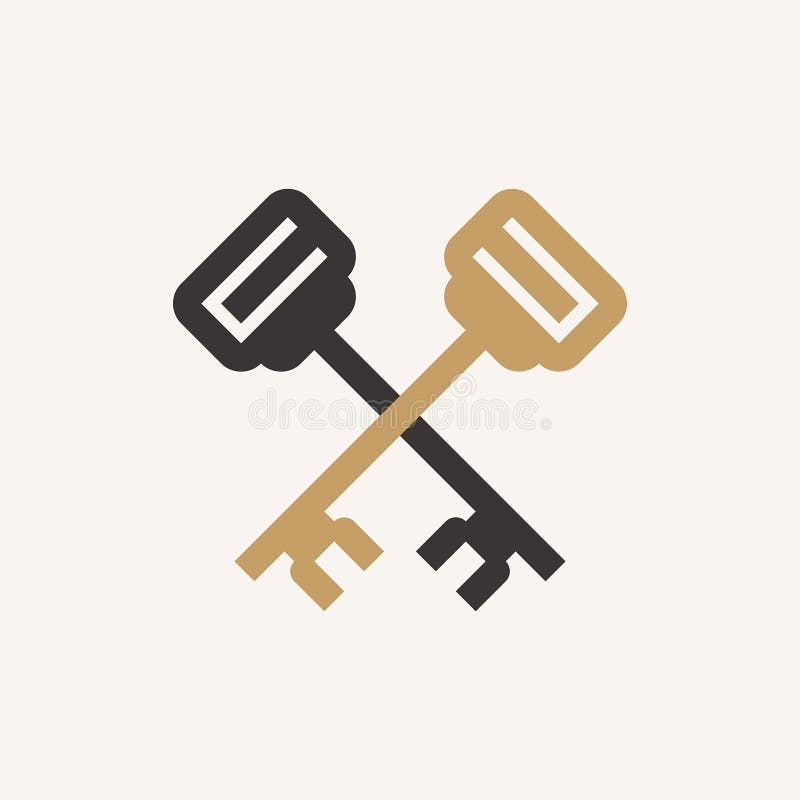 Keys logo stock vector. Illustration of icon, element - 191694928
