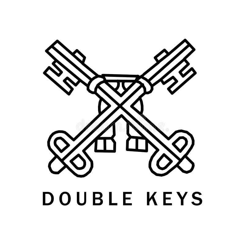 KEYS LOGO ILLUSTRATION LOGO GRAPHIC Stock Illustration - Illustration ...