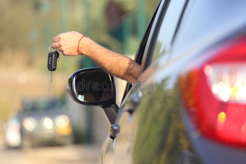 Keys from the new car stock image. Image of novelty - 106795369