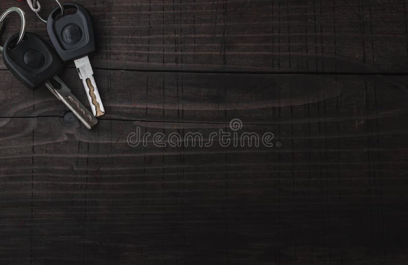 Keys on the Old Table, Top View. Stock Photo - Image of secure, keys ...