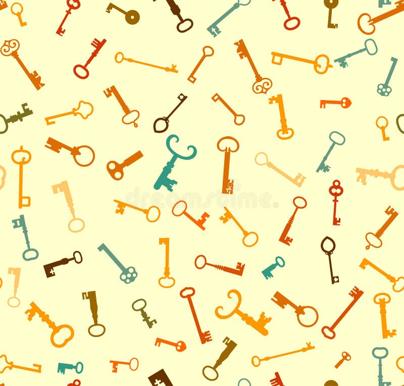 Keys pattern stock illustration. Illustration of opener - 58819724