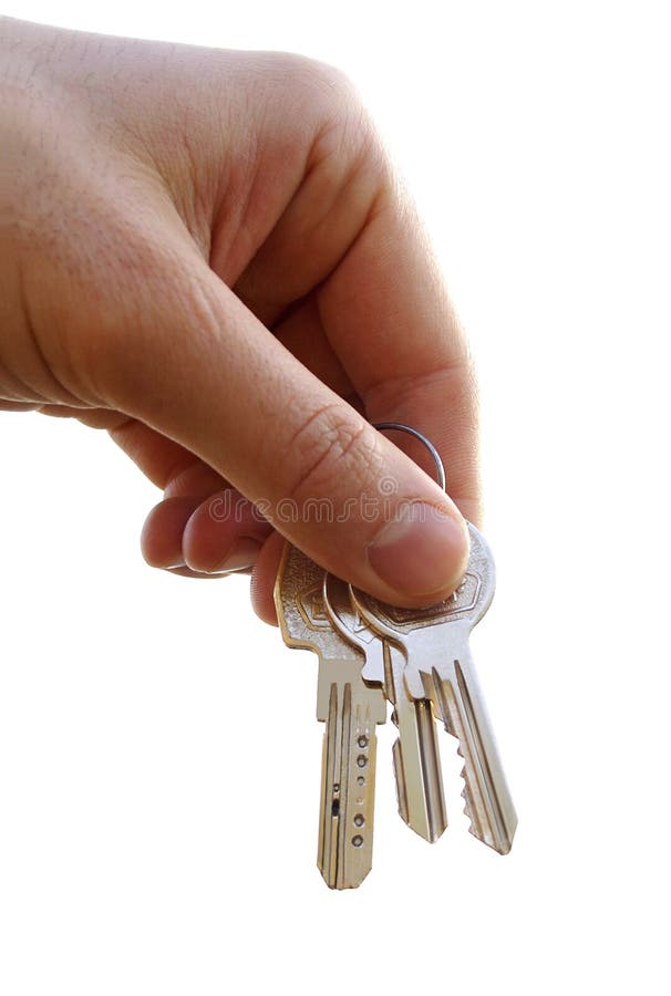 Handing keys stock image. Image of blue, banking, bank, advertising - 55565