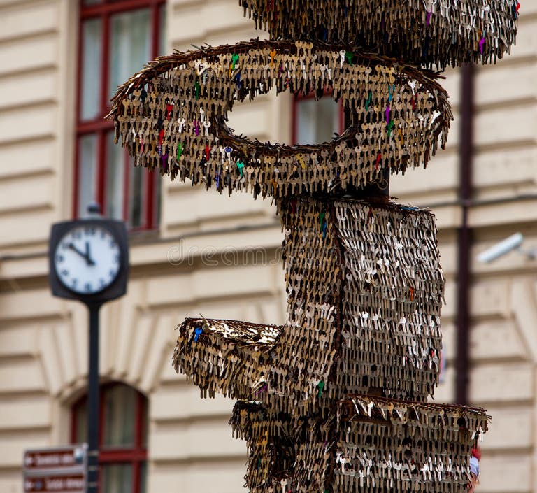 Keys Prague stock image. Image of city, centre, eventually - 67627197