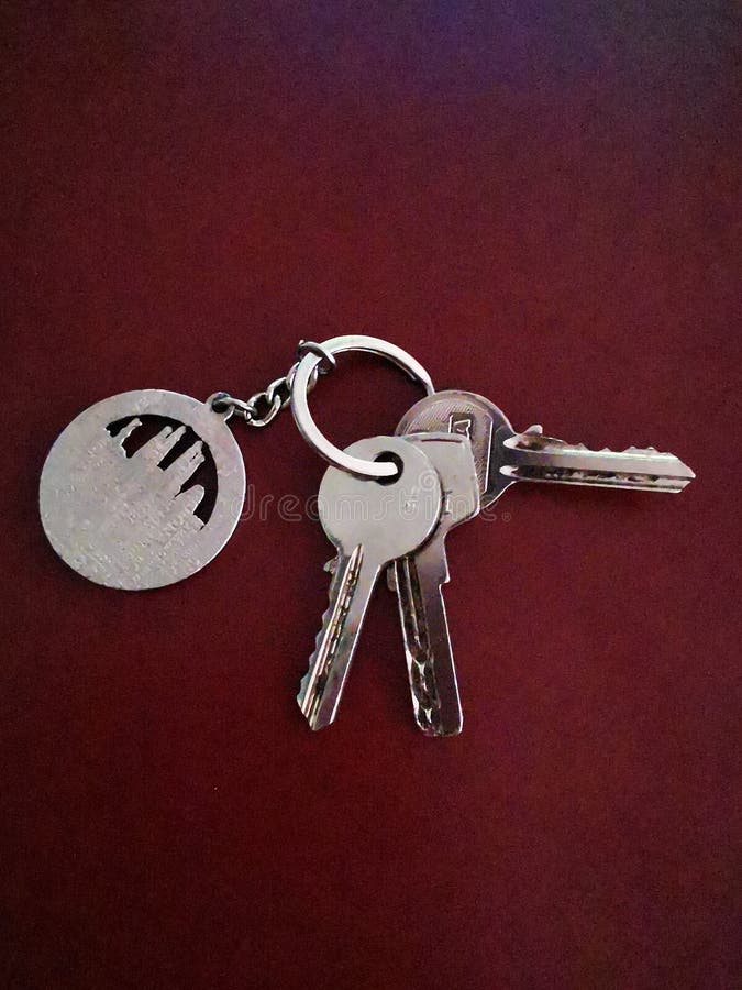 Keys and red stock photo. Image of metal, keys, small - 171048640
