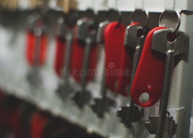 A bunch of keys stock photo. Image of hanging, keys - 139002078