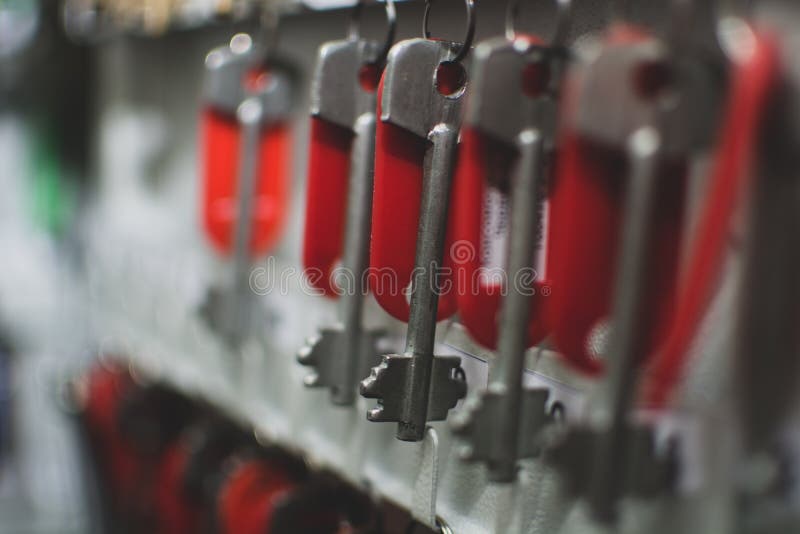 A bunch of keys stock photo. Image of hanging, keys - 139002078