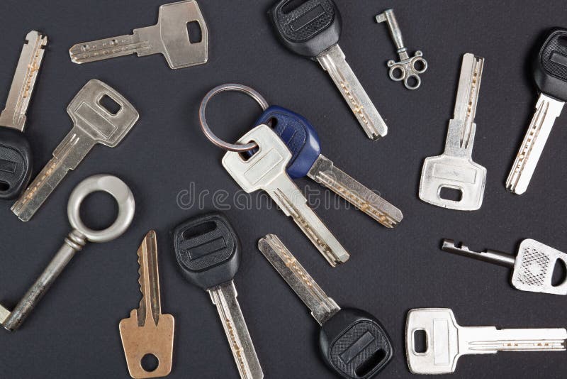 Set of keys stock photo. Image of random, objects, blue - 456960