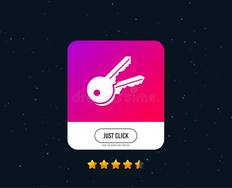 Keys Sign Icon. Unlock Tool Symbol. Vector Stock Vector - Illustration ...