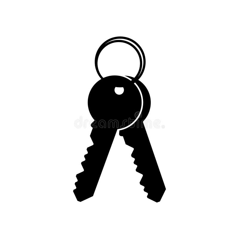 Key Ring Silhouette Stock Illustrations – 742 Key Ring Silhouette Stock ...