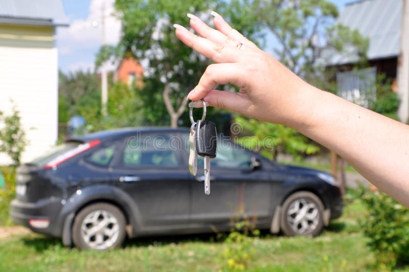 Keys to a car stock photo. Image of sale, holder, transport - 25718780