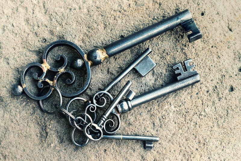 Keys to the Castle stock image. Image of antique, closeup - 30960853