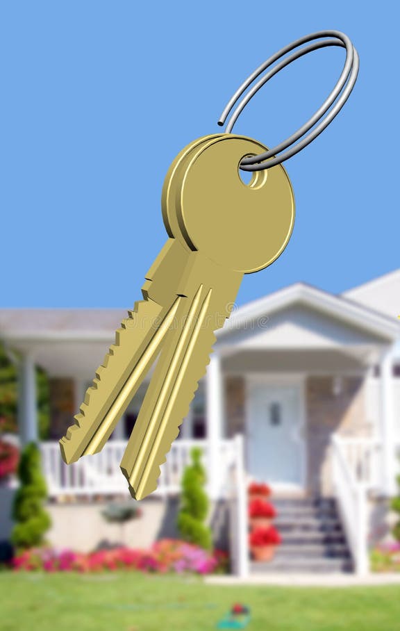 Keys to the dream house stock image. Image of contemporary - 1989225