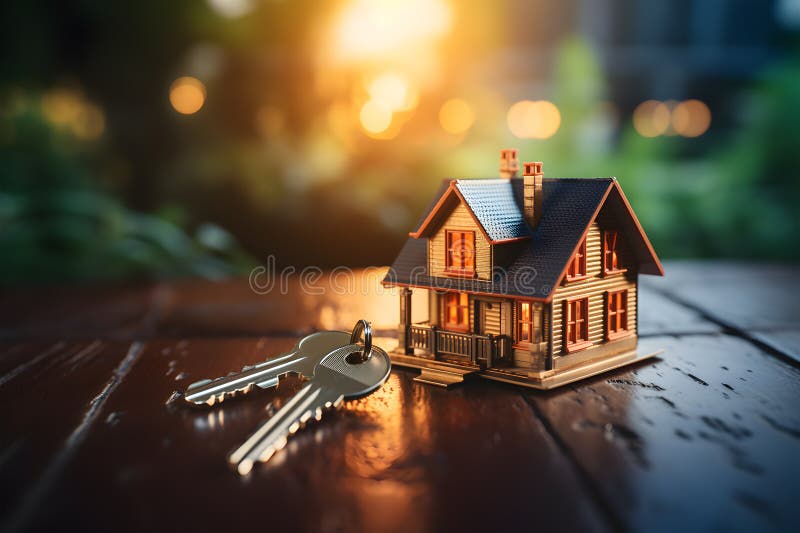 Keys To the House. the Concept of Housing. Stock Illustration ...