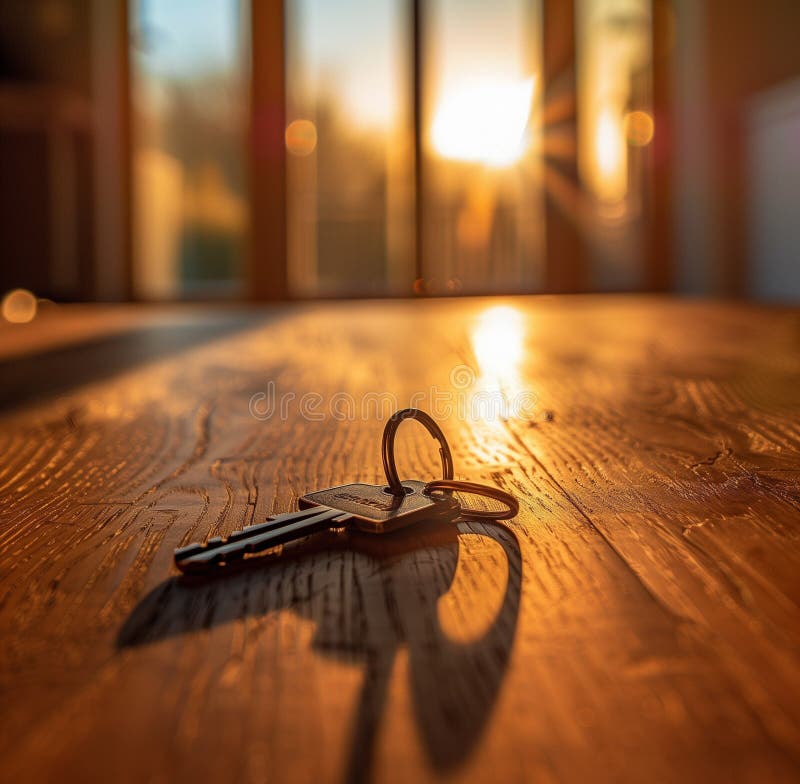 The Keys To the New Apartment are on the Table Stock Photo - Image of ...