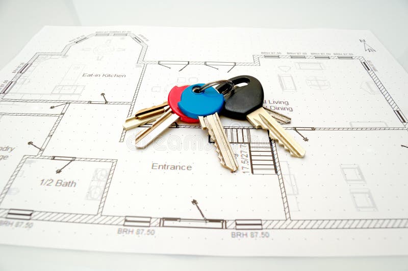Keys to new home stock image. Image of construction, home - 2012723