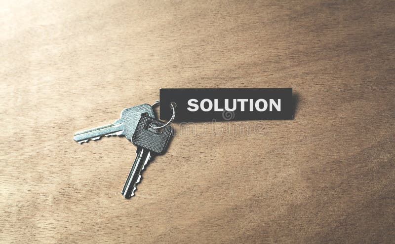 Keys To Solution and Success. Stock Photo - Image of open, concept ...