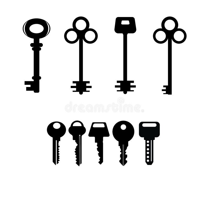 Keys vector stock vector. Illustration of inside, cold - 11209781