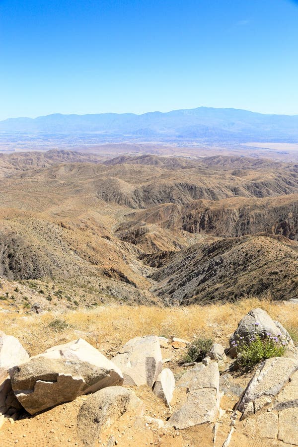 Keys View Point at Joshua Tree National Park Stock Photo - Image of ...