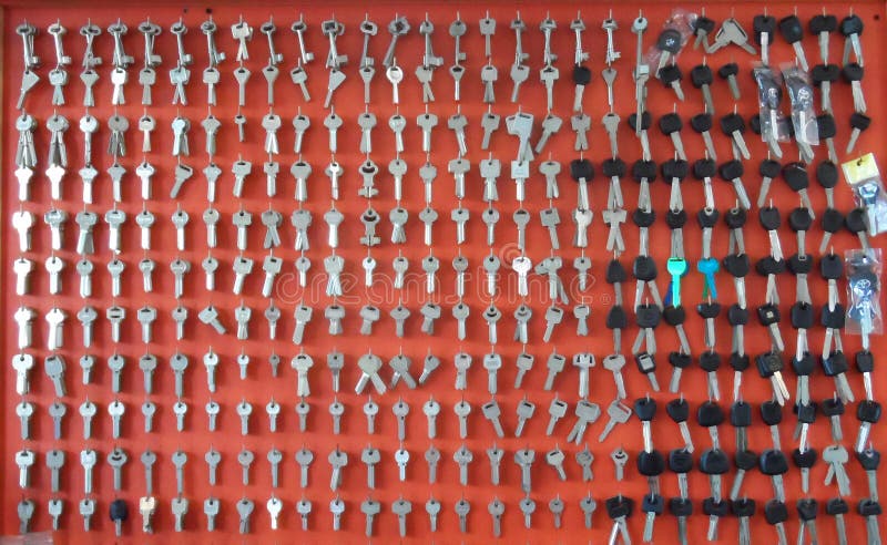 The Keys Wall Texture of Department Store Stock Image - Image of center ...