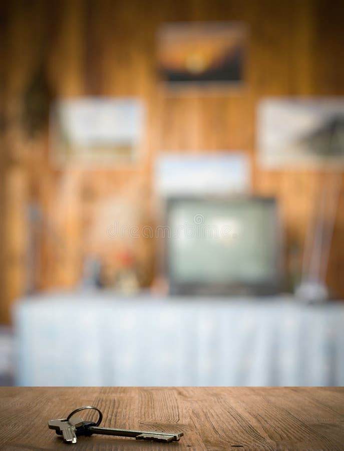 Keys on table stock image. Image of furniture, desk - 180523285