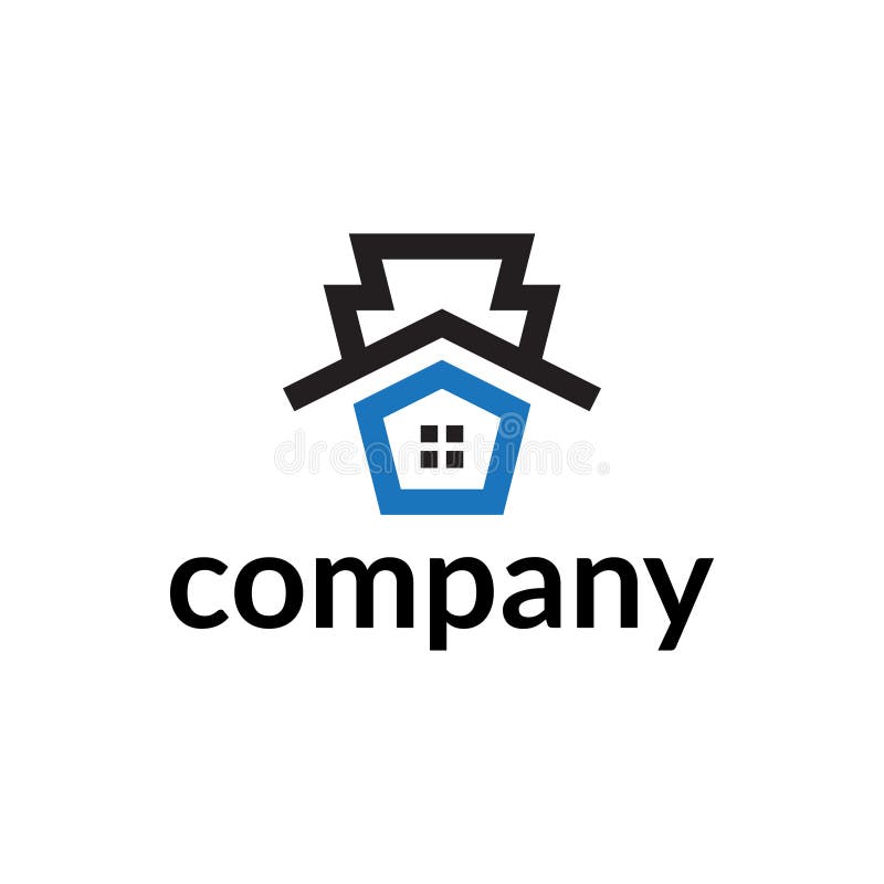 Keystone house logo design stock vector. Illustration of creative ...