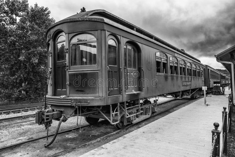 Keystone, South Dakota - July 4, 2019: the Famous 1880 Train Stock ...
