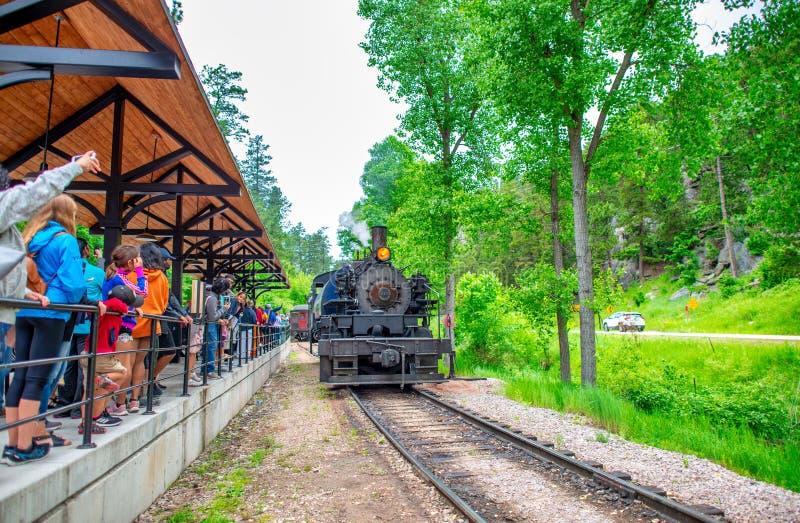 Keystone, South Dakota - July 4, 2019: the Famous 1880 Train Editorial ...