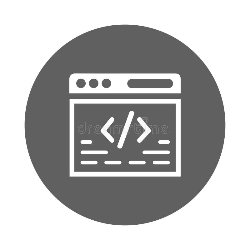 Web And Html Programming Flat Illustration Stock Vector Illustration
