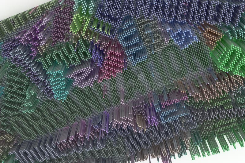 Keyword of Organization. Shape Composition, Geometric Structure Stock ...