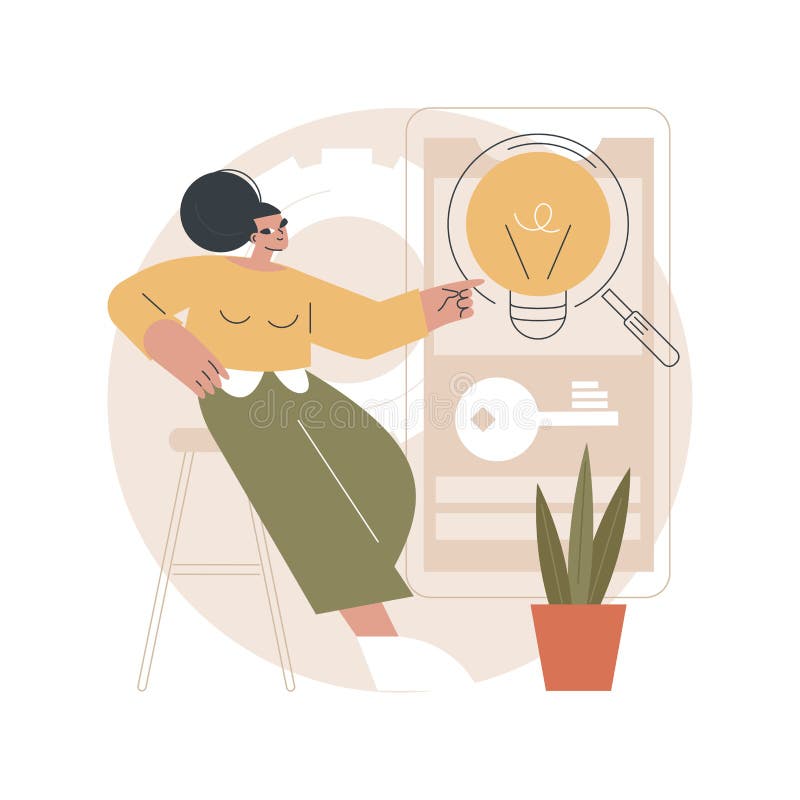 Keyword Research Abstract Concept Vector Illustration. Stock Vector ...