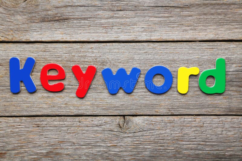 Keyword stock photo. Image of magnetic, bright, language - 53756186