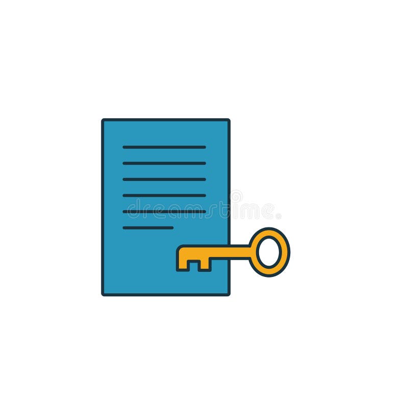 Keywords Icon. Simple Element from Seo Icons Collection Stock ...