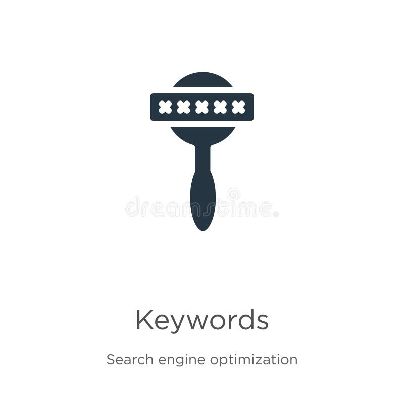 Keywords Icon Vector. Trendy Flat Keywords Icon from Search Engine ...