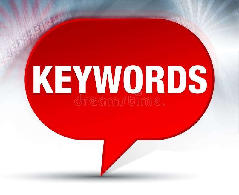 Keywords Red Bubble Background Stock Illustration - Illustration of ...