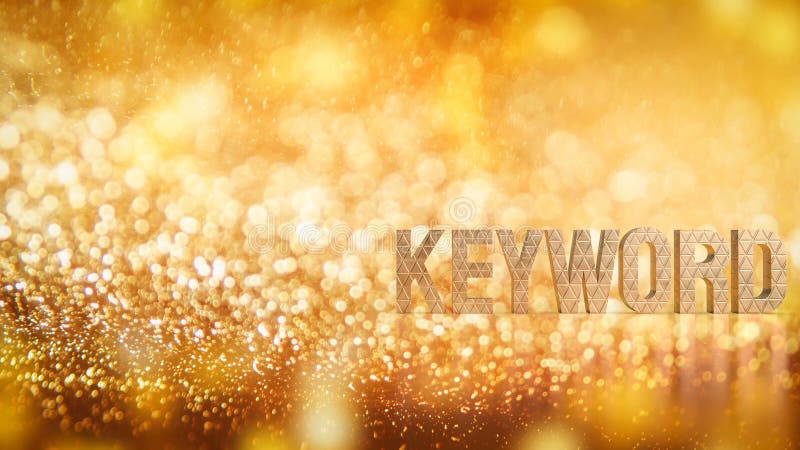 The Keyword Text for Technology or Business Concept 3d Rendering Stock ...