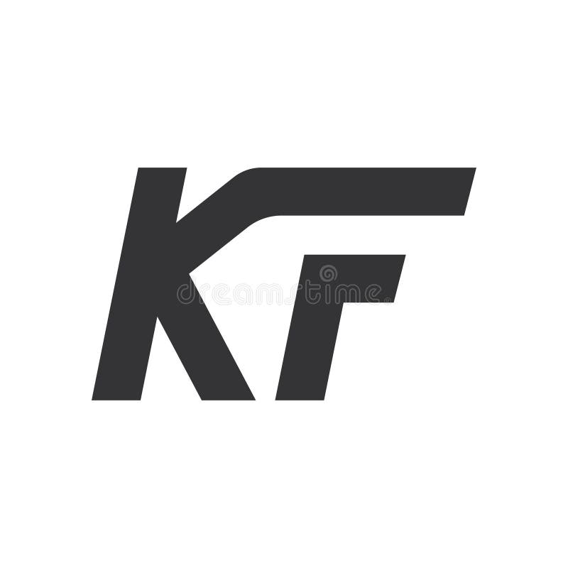 Kf Initial Logo Vector Icon Design. Sign of Kf Letter Logo Vector Icon ...