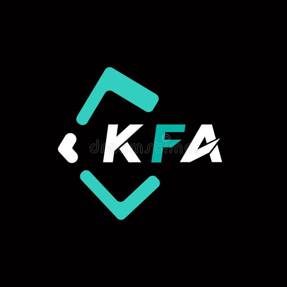 KFA Creative Minimalist Letter Logo. KFA Unique Vector Initials ...