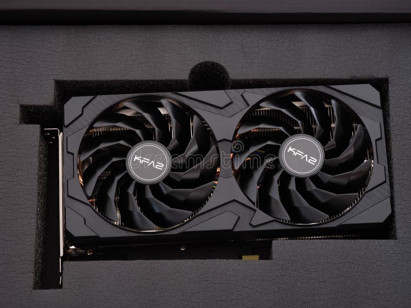 KFA2 Nvidia Geforce RTX 3070 GPU Inside Its Box Editorial Stock Image ...
