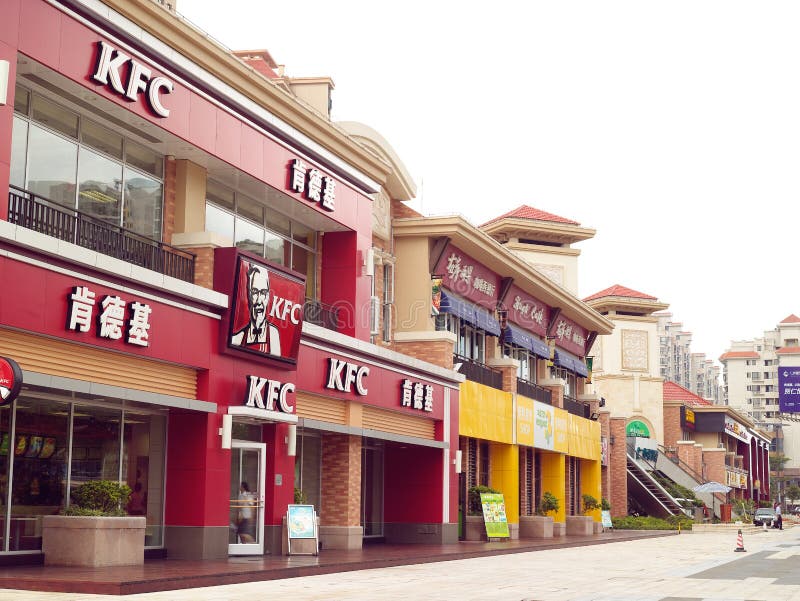 Kfc in china editorial photography. Image of drive, chain - 20908082