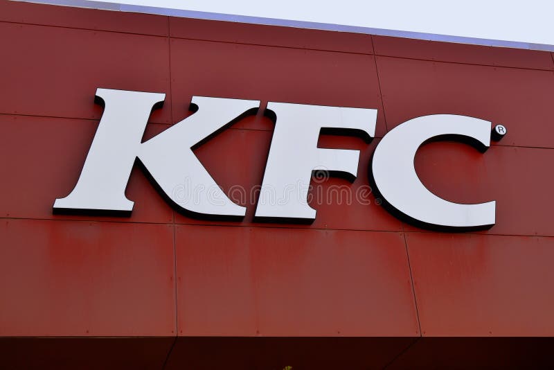 KFC Fast Food Restaurant Logo at Its Building Editorial Stock Image ...