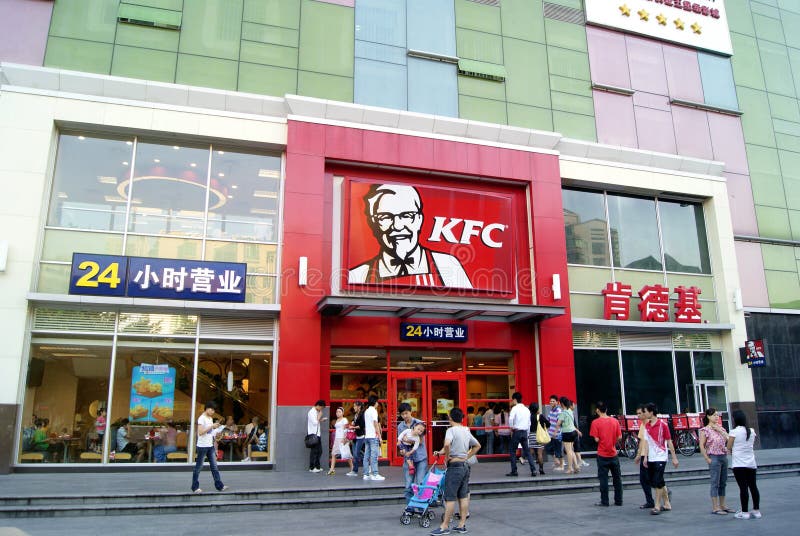 Kfc fast-food restaurants editorial stock image. Image of nutrition ...