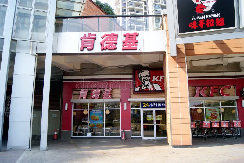 Kfc fast-food restaurants editorial photo. Image of culture - 21637991